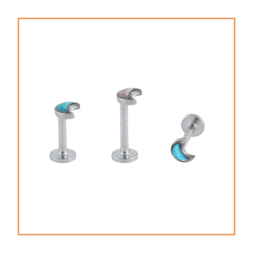 Opal Moon Labret – Lighthouse Tattoo & Piercing Studio