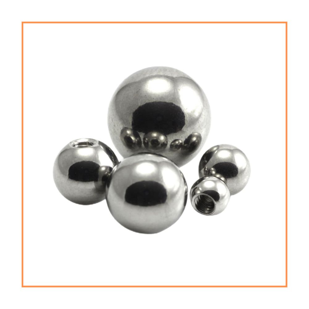 Plain Threaded Steel Ball – Lighthouse Tattoo & Piercing Studio